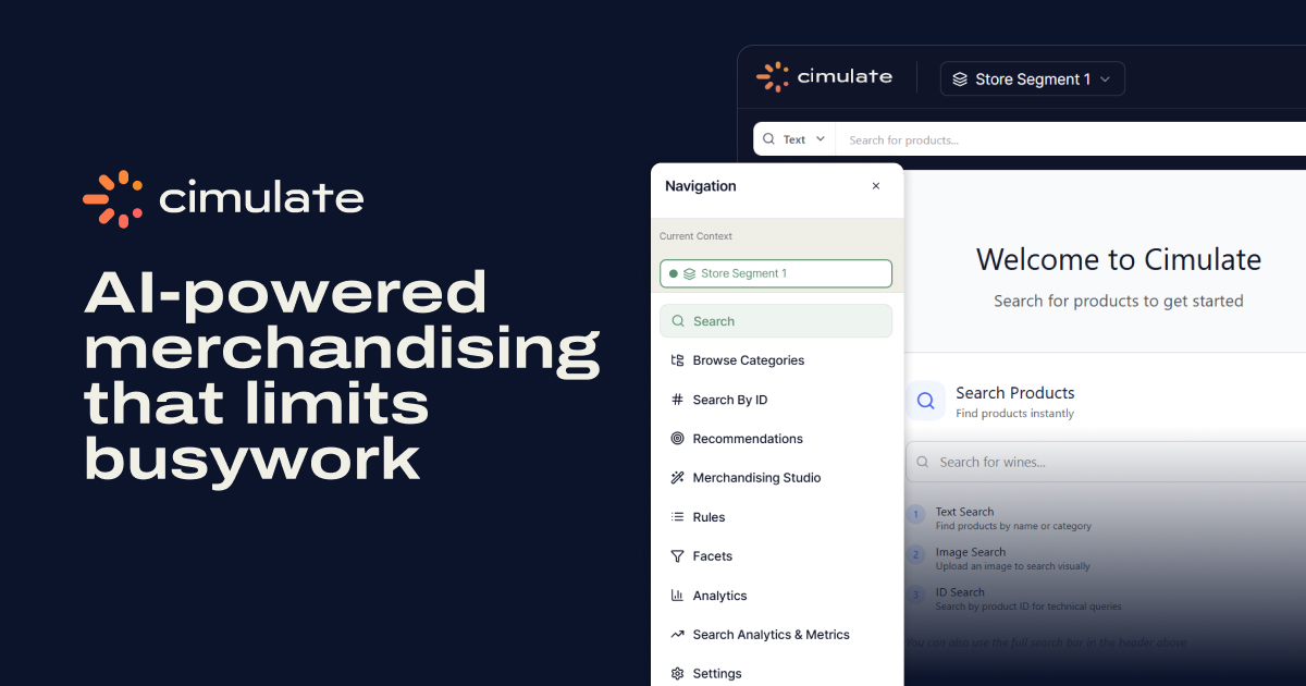 Merchandising Tools & Analytics - Cimulate AI